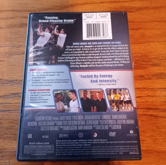 Touchstone | Media | Annapolis On Dvd James Franco | Poshmark